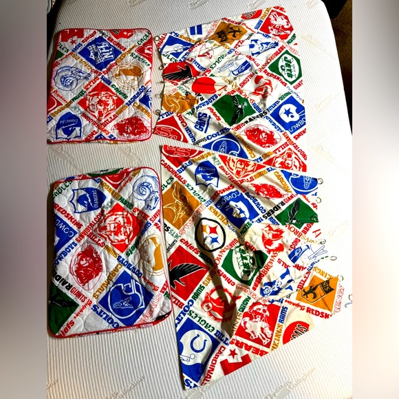 Sears | Other | Two 2 Pairs Vintage 98s Nfl Football Teams Curtain ...